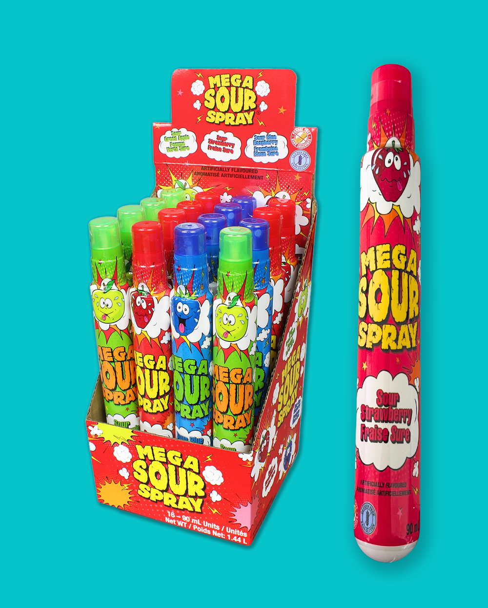 Mega Sour Spray - 90ml – Curly's Sports & Supplements